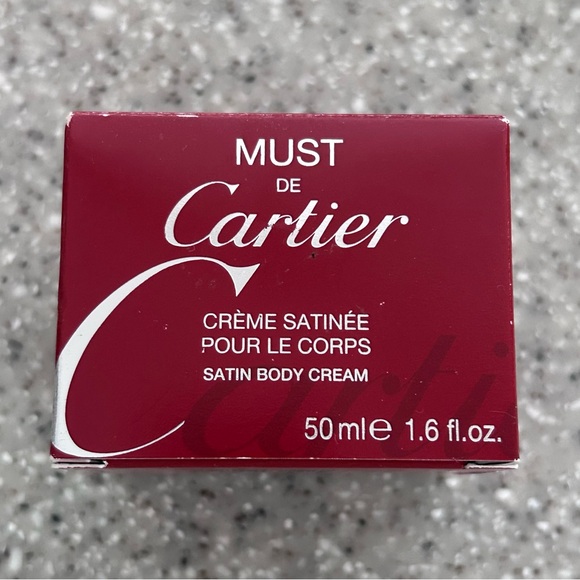 Cartier | Skincare | Vintage Cartier Must De Cartier Satin Body Cream ...